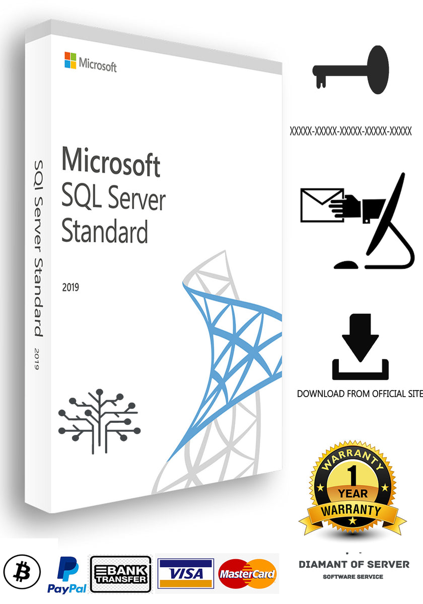 SQL Server 2019 Standard Genuine Key Permanente RETAIL OEM – Diamant ...