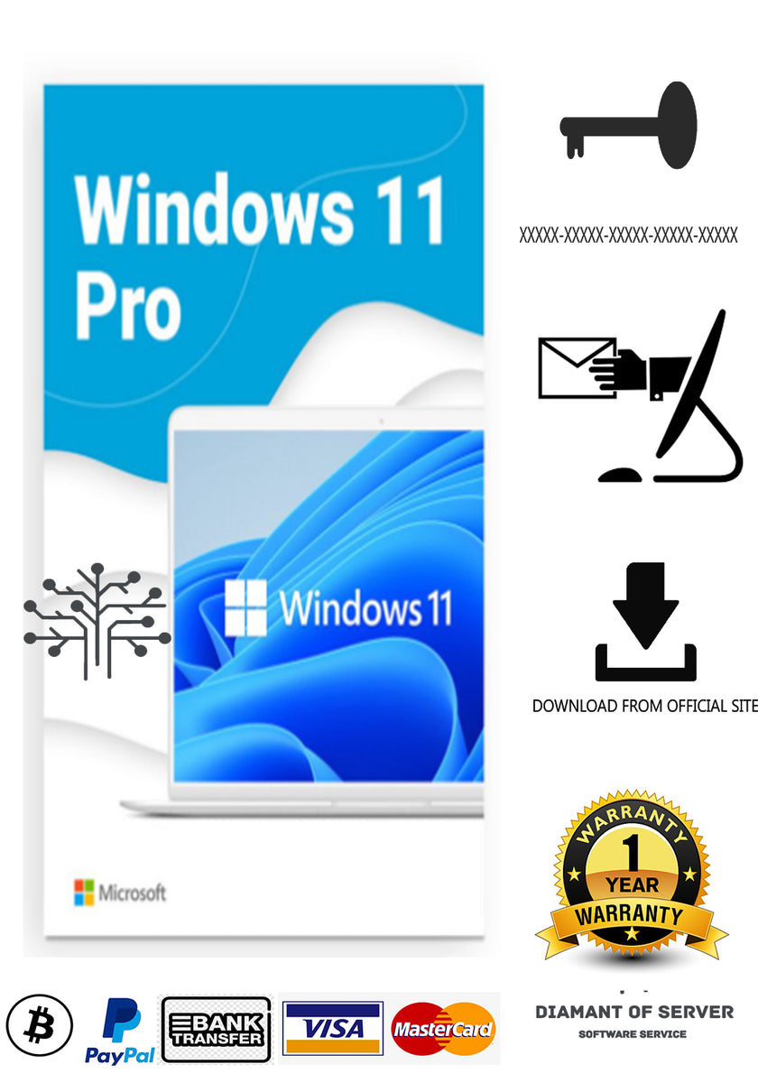 Windows 11 Pro Genuine Key Licencia Permanente Retail-Oem – Diamant ...